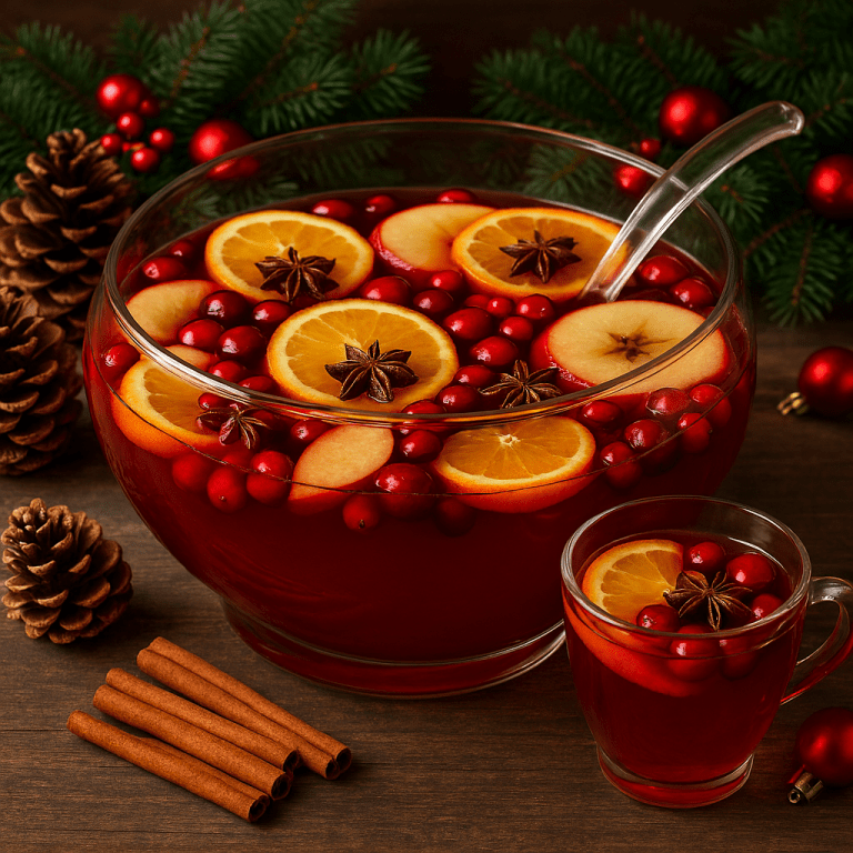 Christmas Eve Punch: saving time for the desperate Hostess – Learning ...